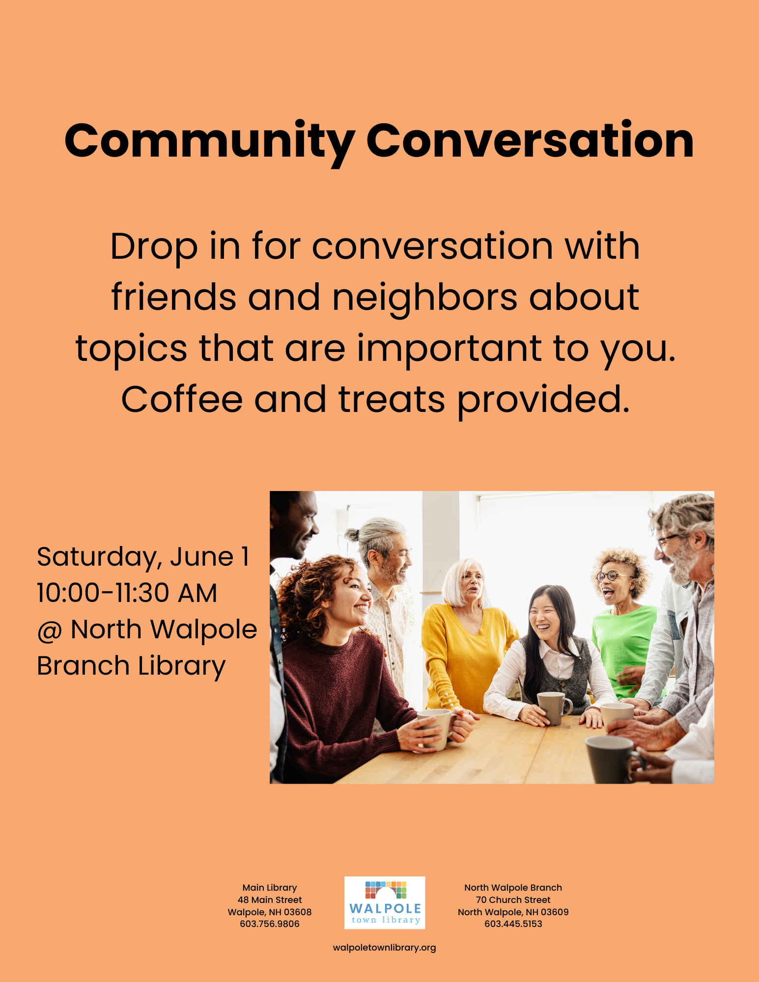 Walpole Town Library including the Main Library and the North Walpole ...